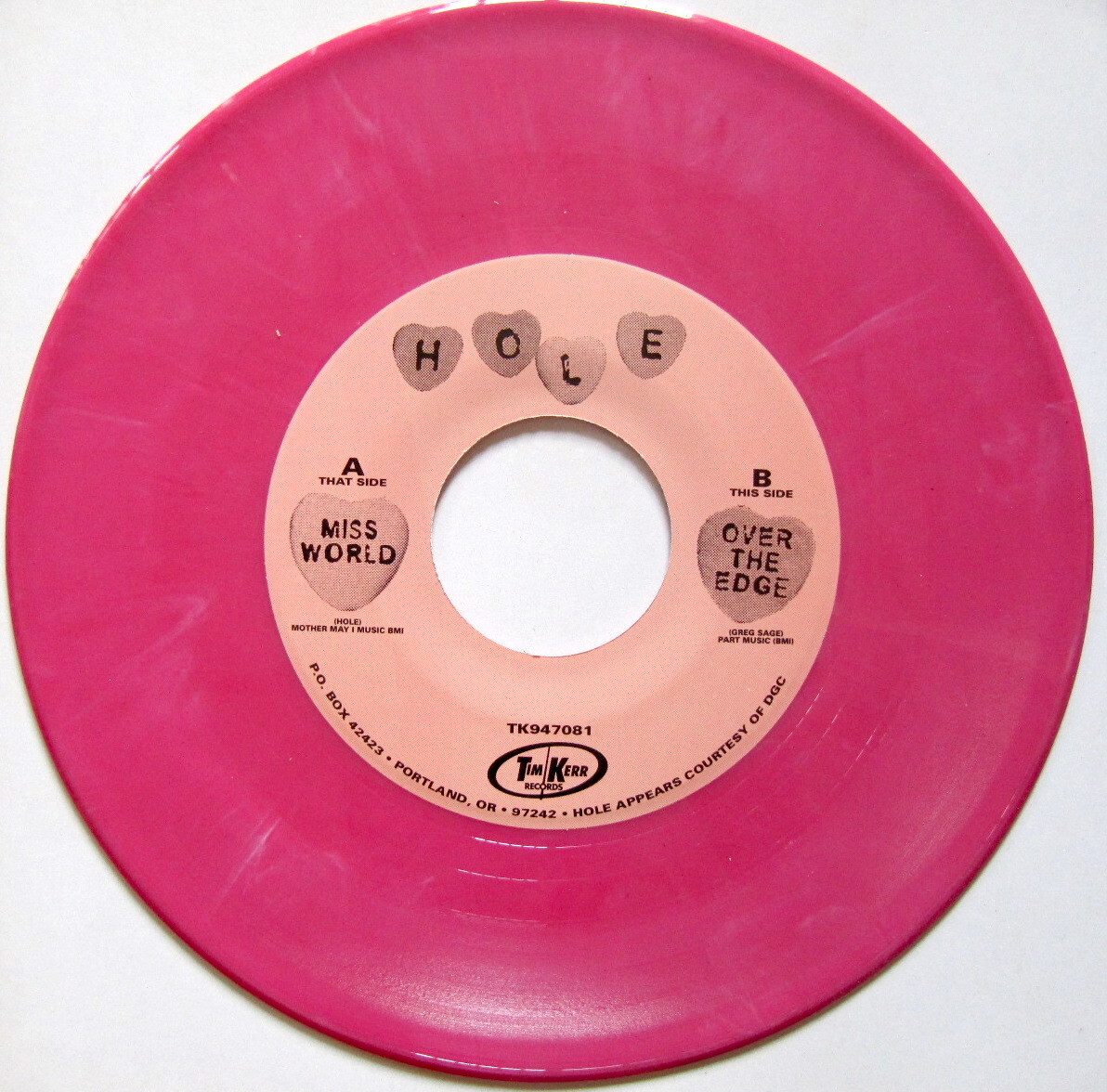 US'94【EP】HOLE - Miss World *Pink Marbled | 音盤窟レコード