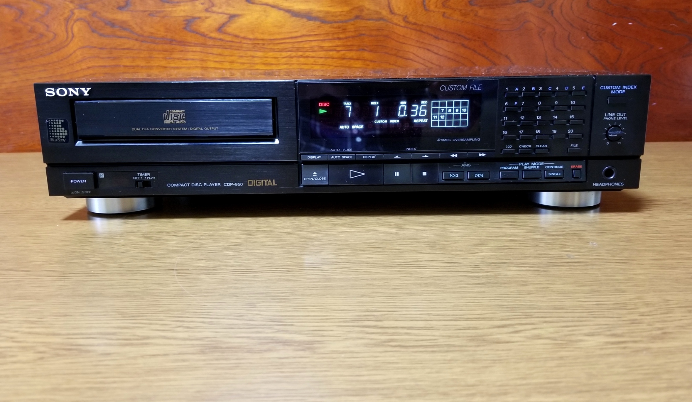 SONY CDP-950高音質CDプレイヤー 完動品・動作保証 | MTR PRO SHOP