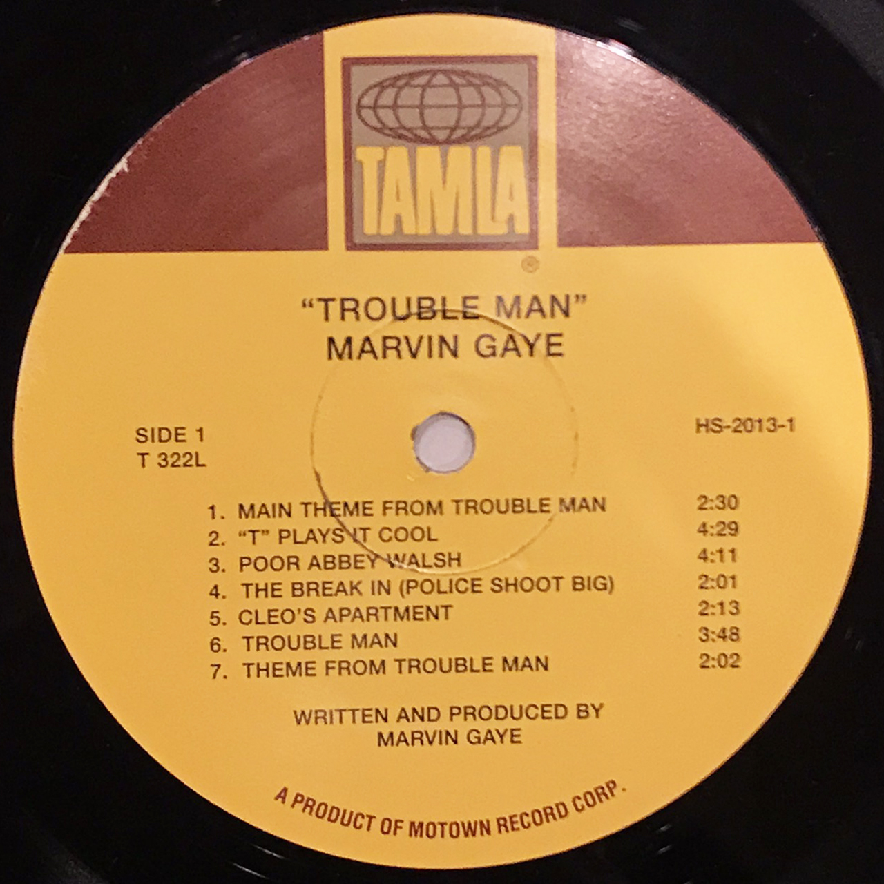 Marvin Gaye ‎– Trouble Man (LP) | Underground Gallery Store