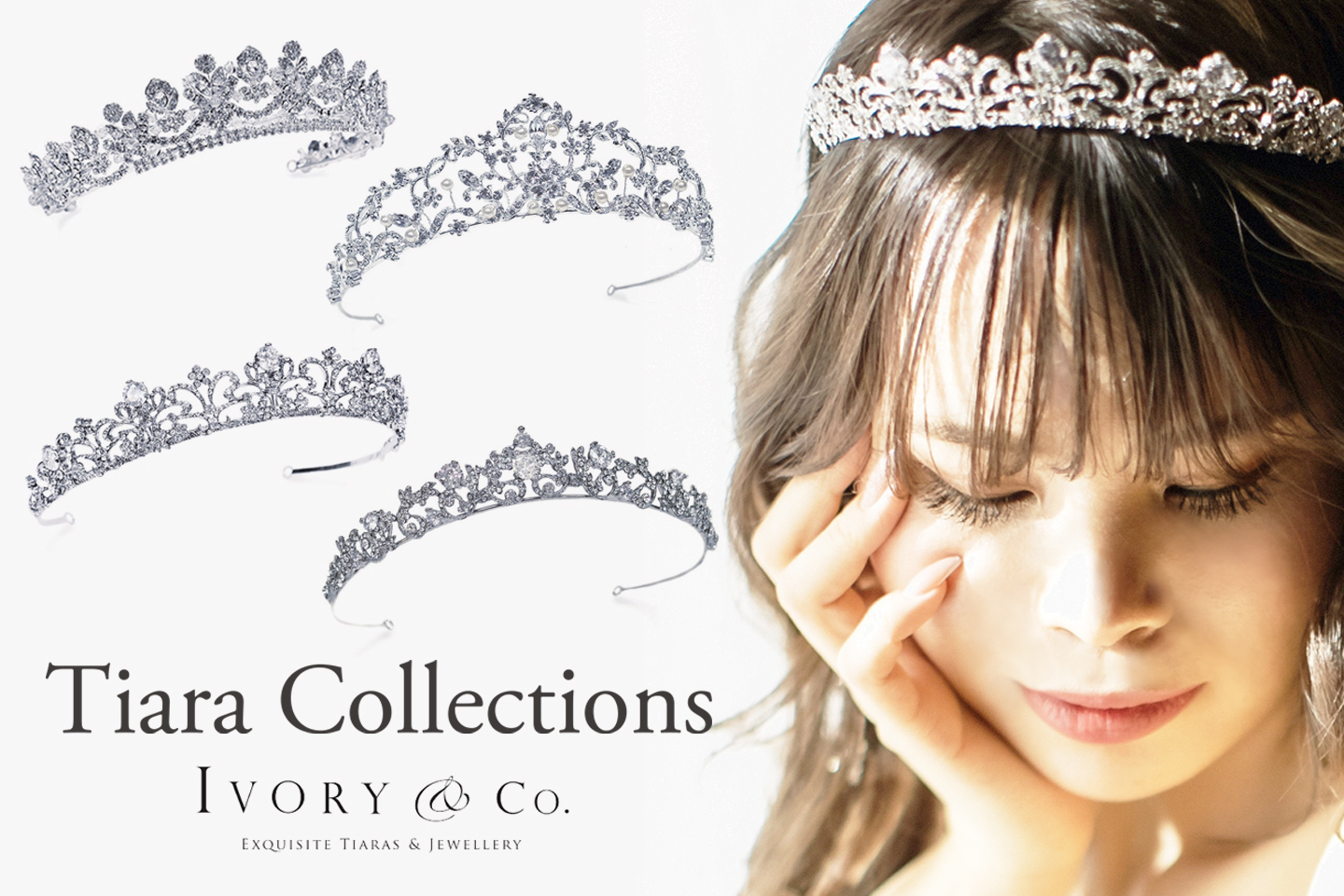 ウェディングティアラ【ivory&co】Alyssa 備わ ウェディングティアラ【ivory&co】Alyssa 備わ